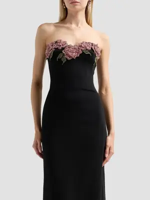 Prabal Gurung Blanca Embellished Strapless Gown