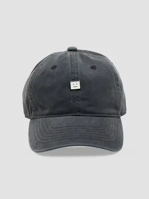 Acne Studios Cunov Face Stud Baseball Cap - Black