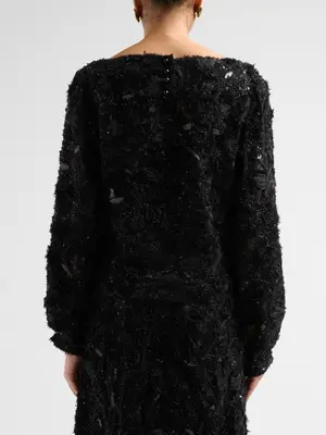 Prabal Gurung Embellished Organza Blouse