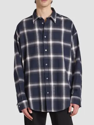 Acne Studios Flannel Check Cotton Shirt