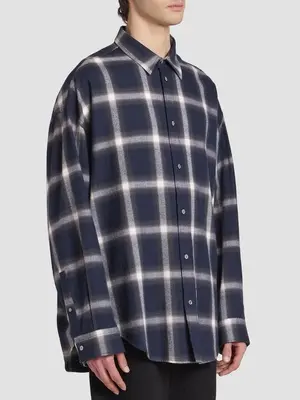 Acne Studios Flannel Check Cotton Shirt