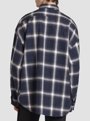 Acne Studios Flannel Check Cotton Shirt
