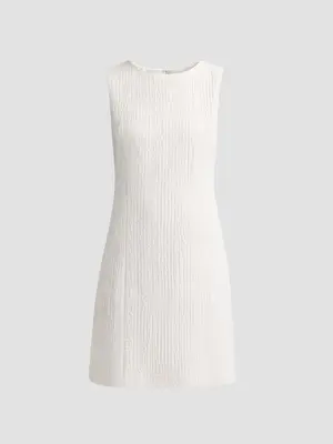 Prabal Gurung Textured Shift Mini Dress