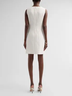Prabal Gurung Textured Shift Mini Dress