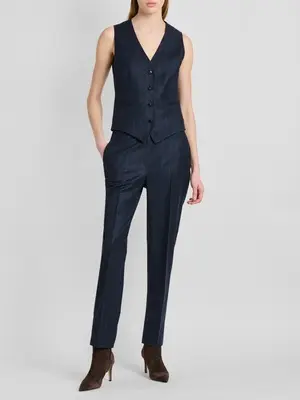 Kiton Jogger Stretch Wool Trousers