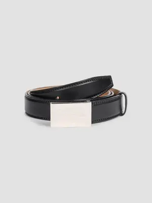 Acne Studios 1996 Logo Plaque Belt - Black