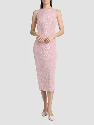 Prabal Gurung Sequined Sleeveless Cocktail Dress