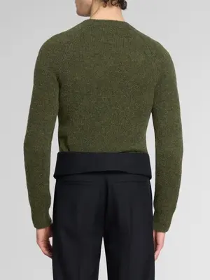 Dries Van Noten Alpaca-blend Crewneck Sweater