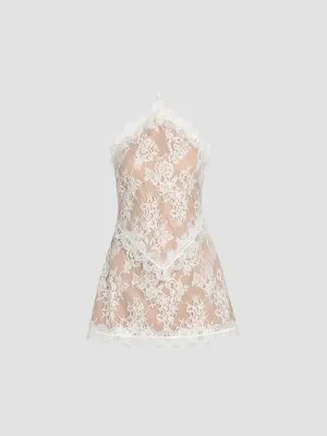 Retrofete Flavio Floral Lace Minidress