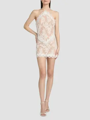 Retrofete Flavio Floral Lace Minidress