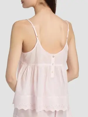PAPINELLE Millie Broderie Cotton Short Pajamas