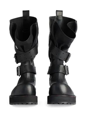 Balenciaga Venom High Boots - Black
