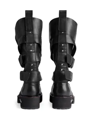 Balenciaga Venom High Boots - Black