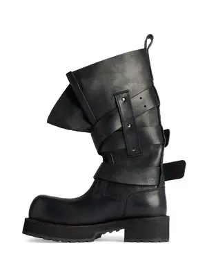 Balenciaga Venom High Boots - Black