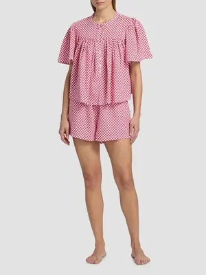 PAPINELLE Anais Gathered Boxer Pajamas