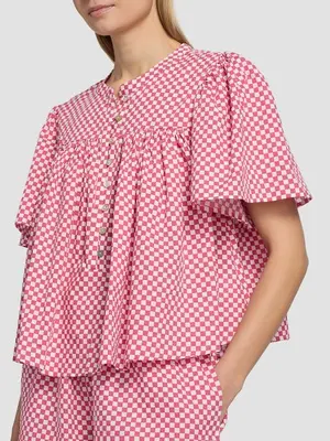 PAPINELLE Anais Gathered Boxer Pajamas
