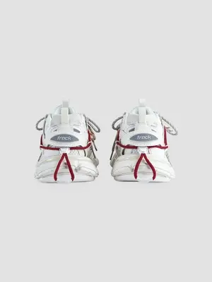 Balenciaga Track Trail Laces Sneakers - Red Multicolor