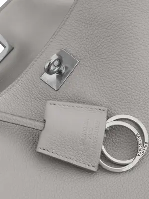 Balenciaga Rodeo Small Grained Calfskin Top Handle Bag - Grey