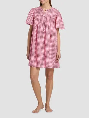 PAPINELLE Anais Checker Gathered Nightie