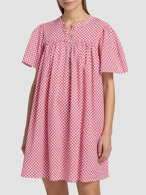 PAPINELLE Anais Checker Gathered Nightie