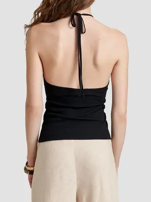 LA LIGNE Halter Tank Top