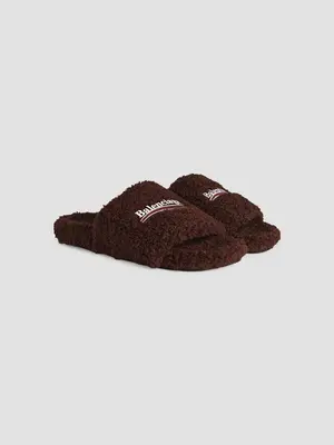 Balenciaga Open Mules - Brown