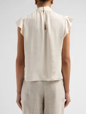 Ramy Brook Balinda Satin Blouse