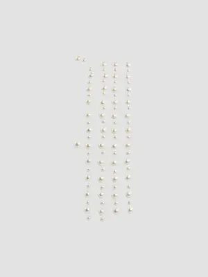 Rebecca Vallance Pearly Embellished Crepe Minidress
