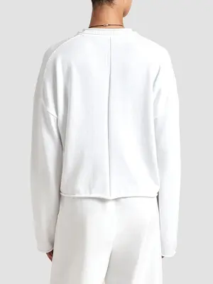 LA LIGNE Cotton Dominick Sweater - Ivory