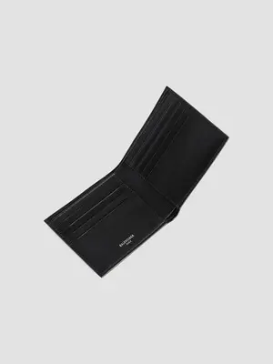Balenciaga Passport Square Folded Wallet - Black