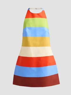 Retrofete Lanny Stripe Shift Mini Dress - Multi Stripe