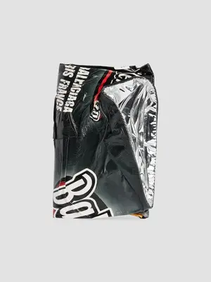 Balenciaga Chips Passport Holder - Black