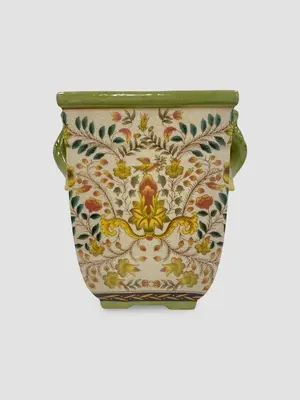 WINWARD HOME Newness Floral Ceramic Planter - Multicolor