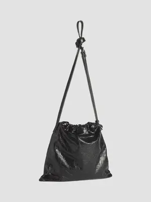 Balenciaga Shopper Dust Medium Crossbody Bag - Black