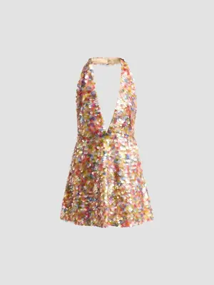 Retrofete Avigail Sequin Mini Dress