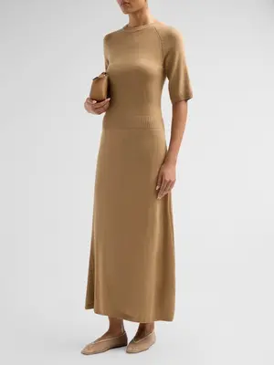Ramy Brook Wendy Wool Midi Dress