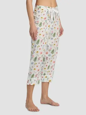 PAPINELLE Elodie Wildflower Cotton Crop Pajamas