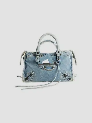 Balenciaga Le City Top Handle Bag - Blue