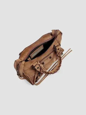Balenciaga Le City Top Handle Bag - Camel