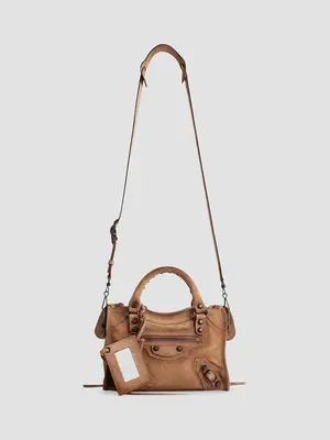 Balenciaga Le City Top Handle Bag - Camel