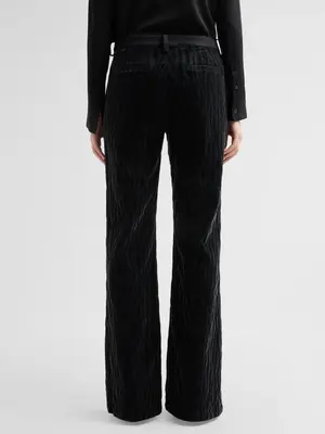 Ramy Brook Valentina Textured High-rise Jeans