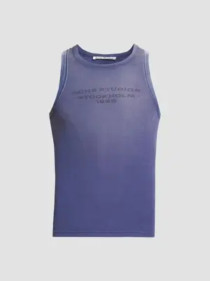 Acne Studios Eitch Logo Rib-knit Tank