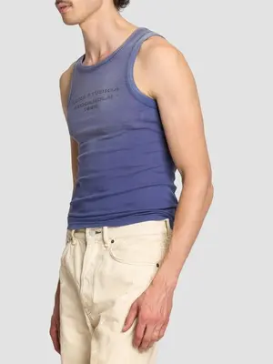 Acne Studios Eitch Logo Rib-knit Tank