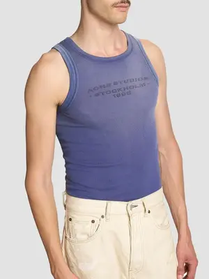 Acne Studios Eitch Logo Rib-knit Tank