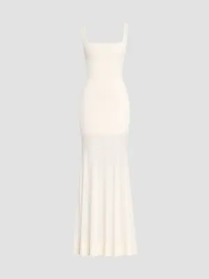 SEROYA Inga Sheer Knit Maxi Dress