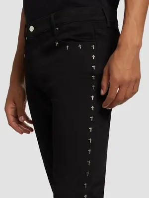 RtA Bryant Cross Stretch High-rise Slim-fit Jeans