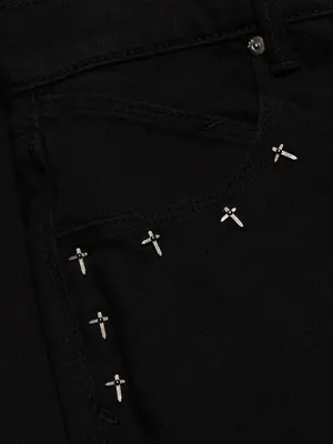 RtA Bryant Cross Stretch High-rise Slim-fit Jeans