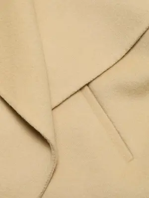 TOTEME Signature Wool Double-face Jacket - Peanut
