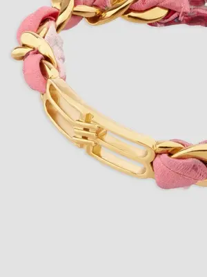 Balenciaga Bb Icon Ribbon Bracelet