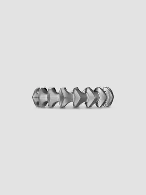 David Yurman Armory Band Ring In Titanium, 6.2mm